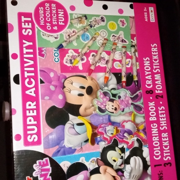 Disney | Other | Mini Super Activity Set Crayons Coloring Books ...